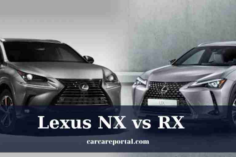 Lexus NX vs RX Luxury SUV: What's The Difference? 2022